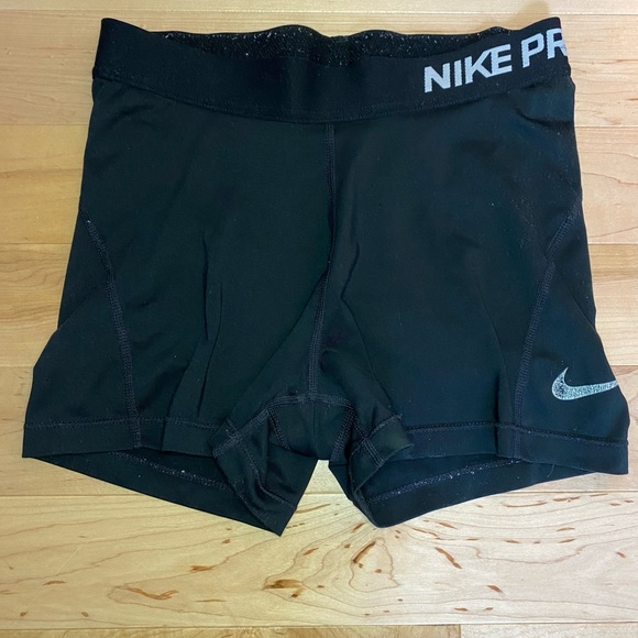 Nike | Shorts | Spandex Nike Pro Shorts Well Worn Logo Is Somewhat ...